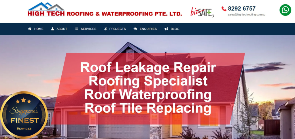 10 Trustworthy Roof Repair in Singapore [2025]