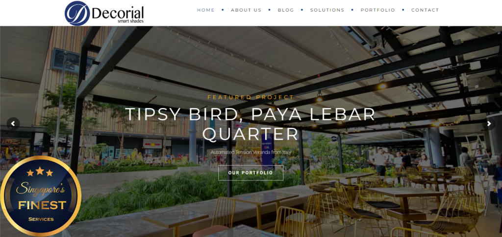 11 Trustworthy Retractable Awning in Singapore [2025]