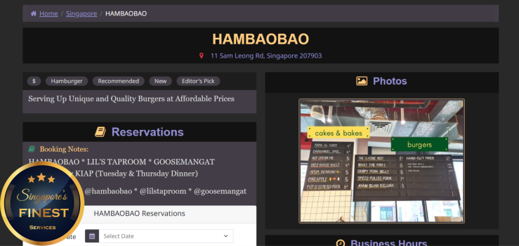 9 Best Gourmet Burgers in Singapore [2024]