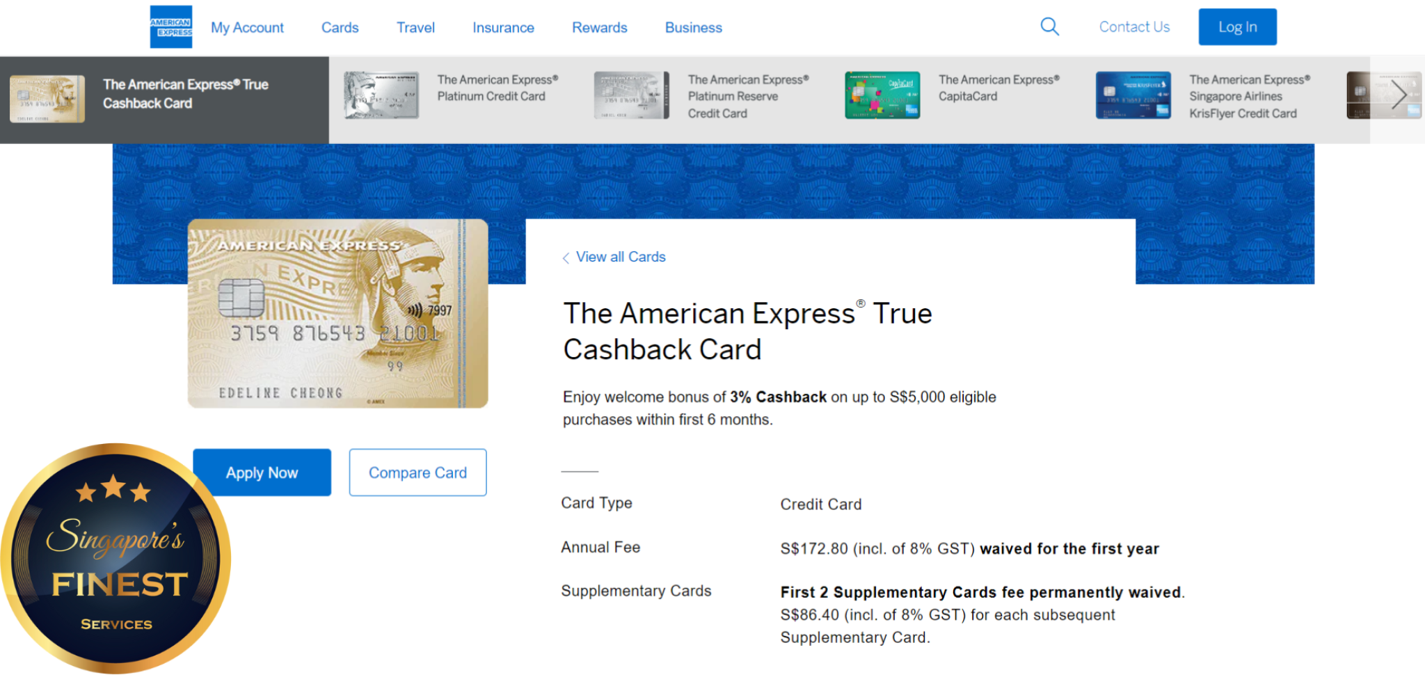 10 Trustworthy Credit Cards in Singapore [2025]