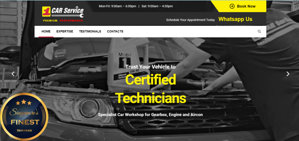 Best Car Servicing Center in Singapore [2025]