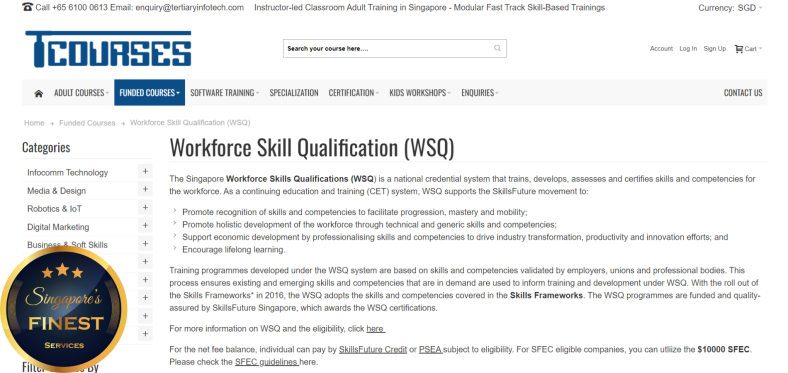 10 Trustworthy WSQ Courses in Singapore [2025]