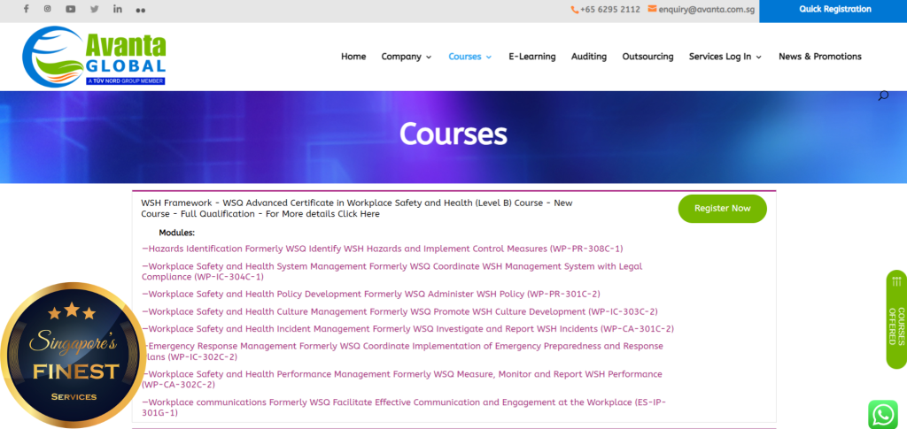 10 Trustworthy WSQ Courses in Singapore [2025]