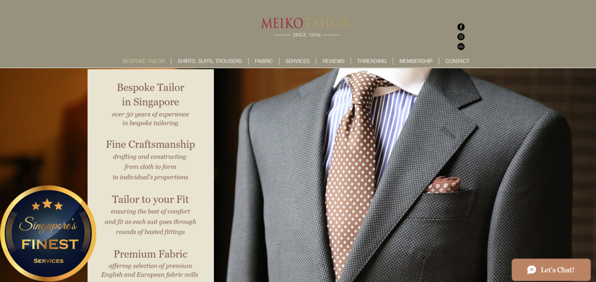 13 Trustworthy Tailors in Singapore [2024]