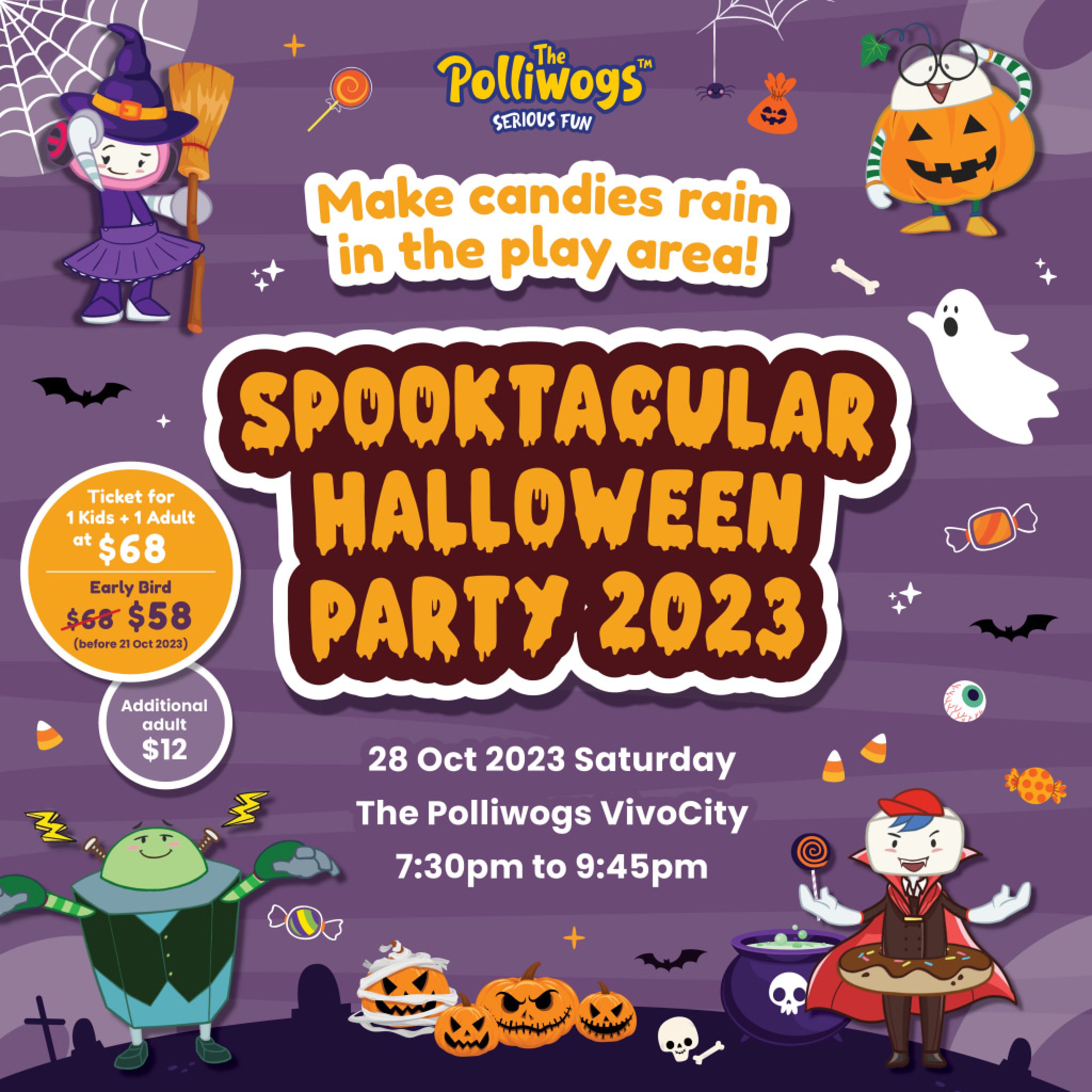 Spooktacular Halloween Party 2023 at The Polliwogs VivoCity [2023]
