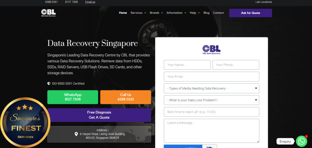 10 Trustworthy Hard Disk Repair Services in Singapore [2025]