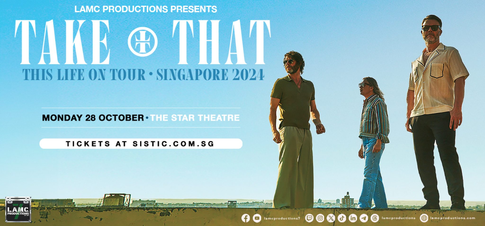 Take That Singapore Concert 2024｜Take That THIS LIFE ON TOUR in ...